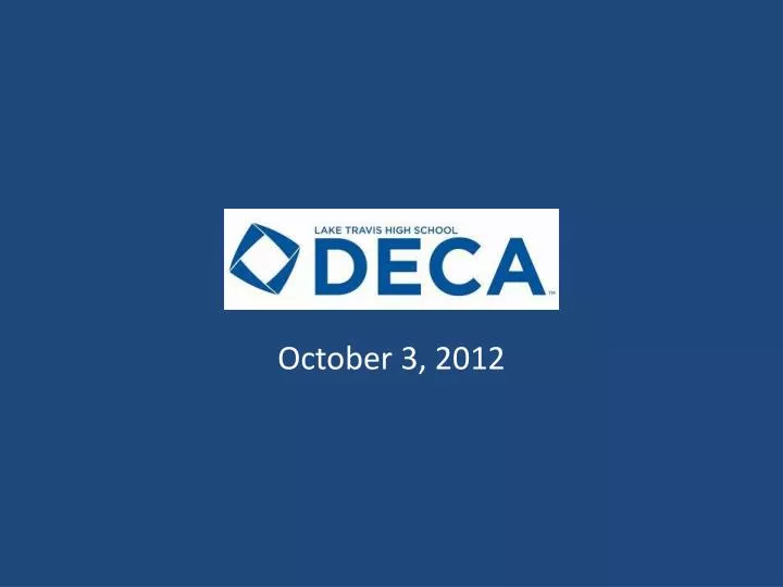 PPT - DECA Meeting PowerPoint Presentation, free download - ID:1549373