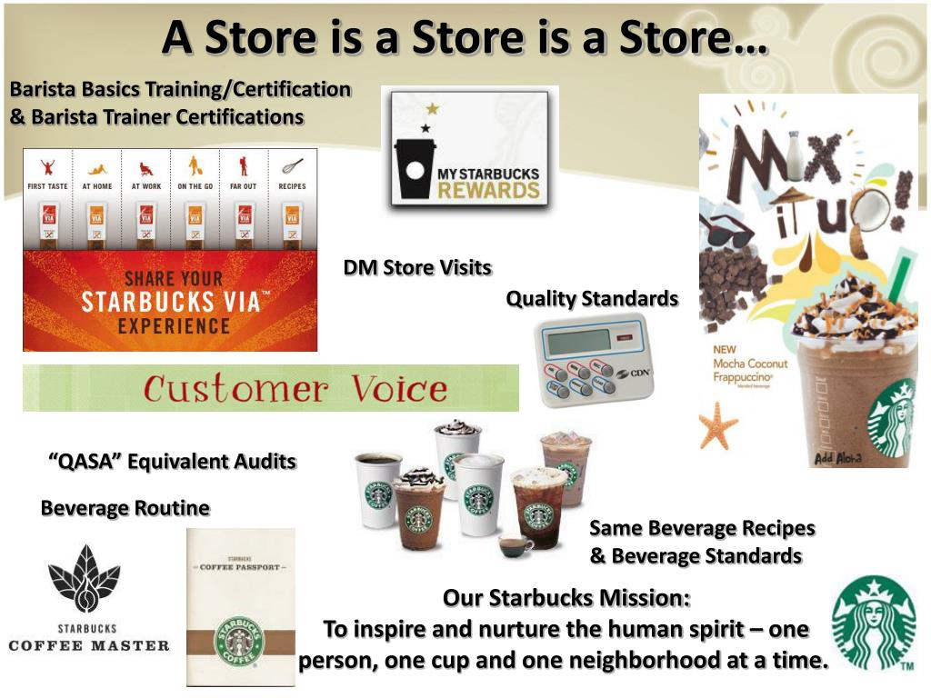 PPT - Our Starbucks Mission: To inspire and nurture the human spirit ...
