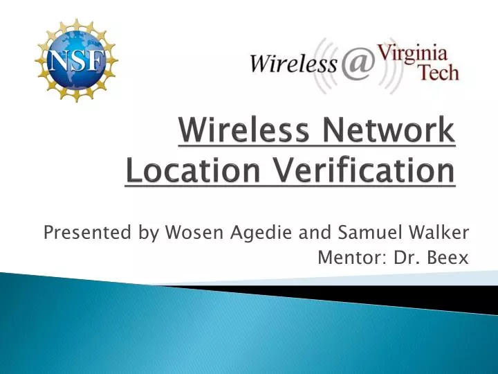 PPT - Wireless Network Location Verification PowerPoint Presentation ...