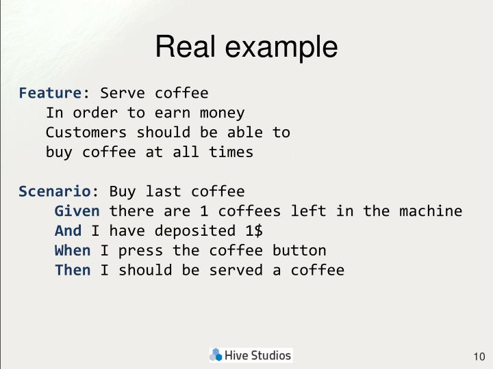 PPT - Behavior Driven Development Using Visual Studio 2010 And SpecFlow ...