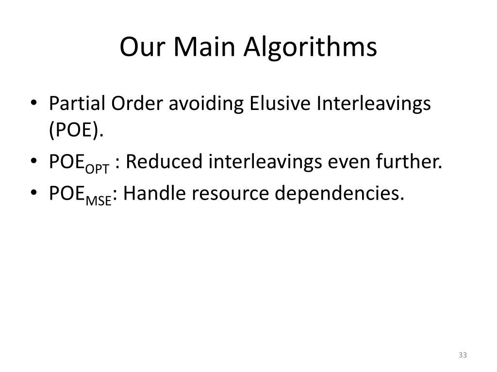Ppt Efficient Dynamic Verification Algorithms For Mpi Applications Powerpoint Presentation
