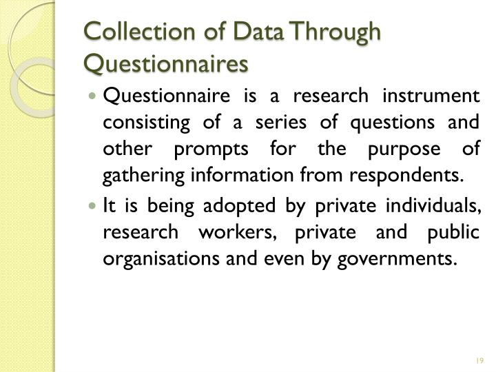 PPT - Data Collection PowerPoint Presentation - ID:1550882