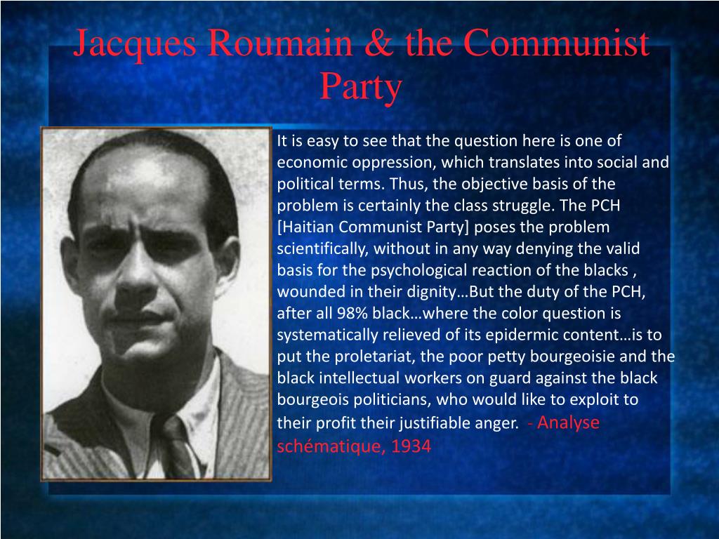 PPT - The Role of the Caribbean in Black Intellectual Movements, 1940s ...