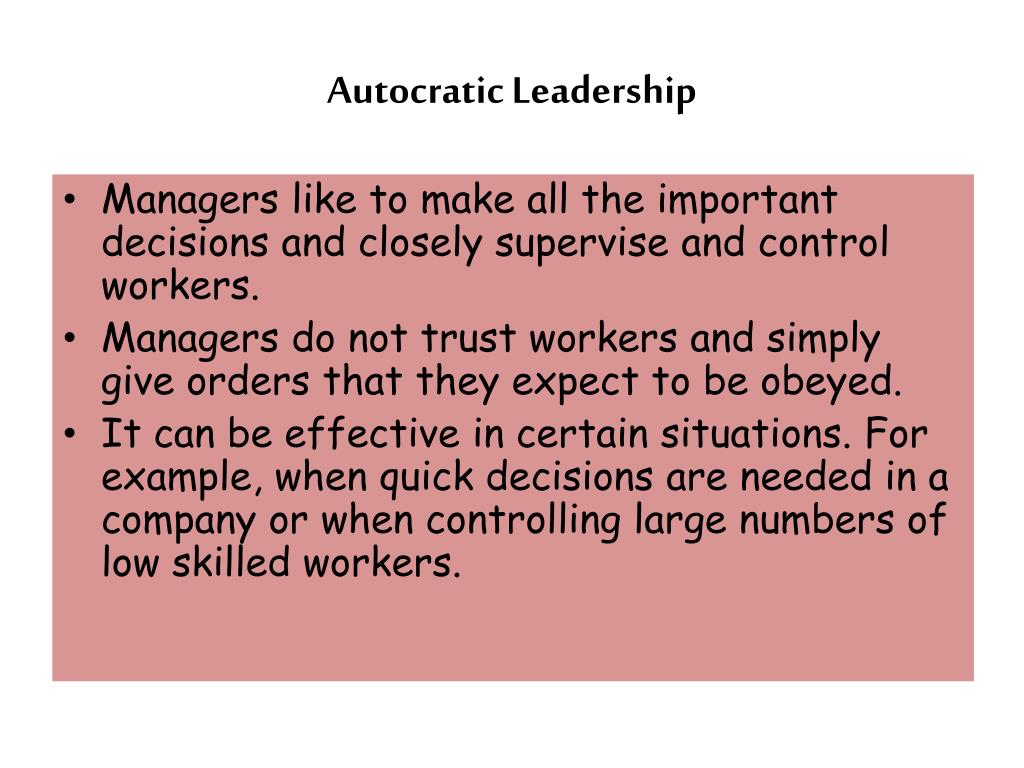 PPT - AS Economics and Business Leadership styles and xy theory Unit 1 ...