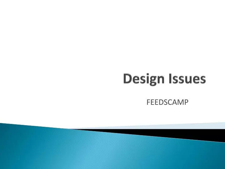PPT - Design Issues PowerPoint Presentation, free download - ID:1551047