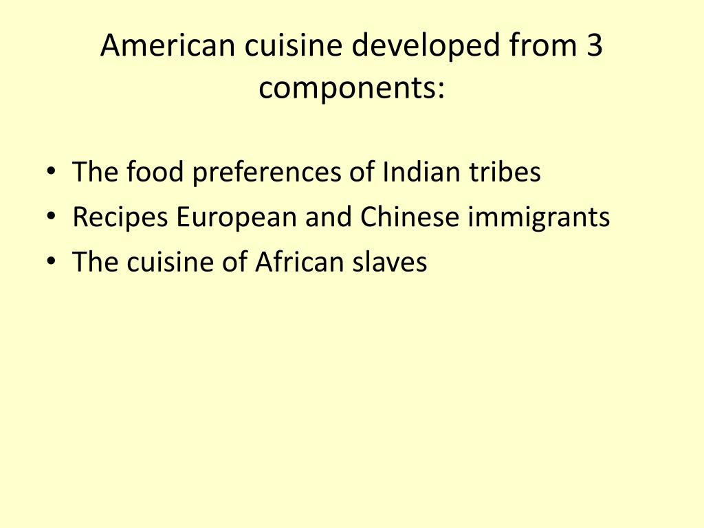 PPT - Cuisine of the United States PowerPoint Presentation, free ...