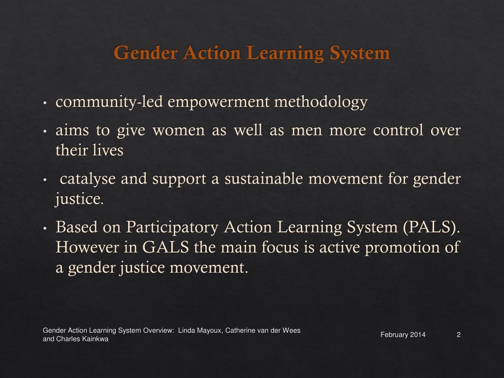 PPT - Gender Action Learning System for Coffee Chain Upgrading Linda Mayoux Catherine van der ...