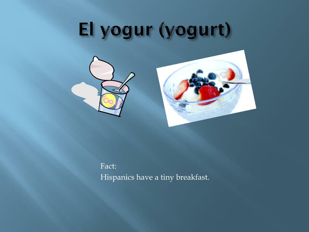 PPT - Vocabulario: la hora de desayuno PowerPoint Presentation, free ...