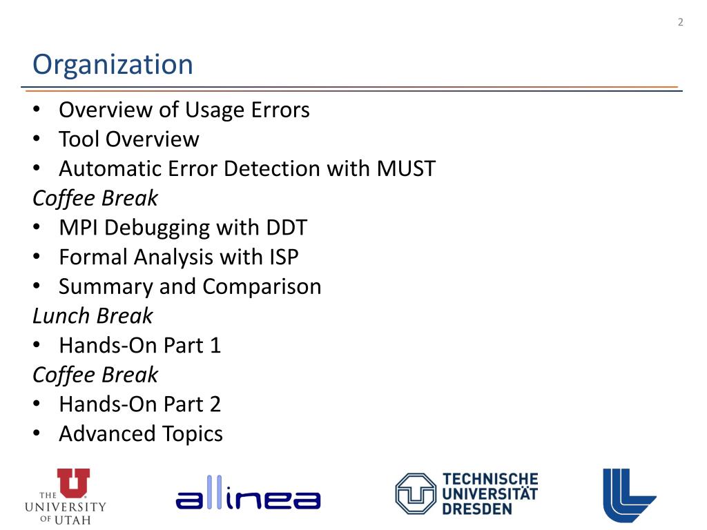 Ppt Dealing With Mpi Bugs At Scale Best Practices Automatic Detection Debugging And Formal