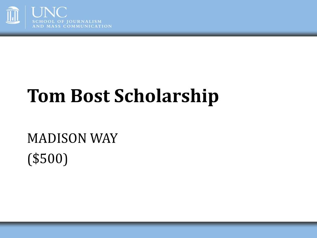 PPT - 2013 Scholarships & Awards Ceremony Monday, April 22, 2013 4:30 p ...