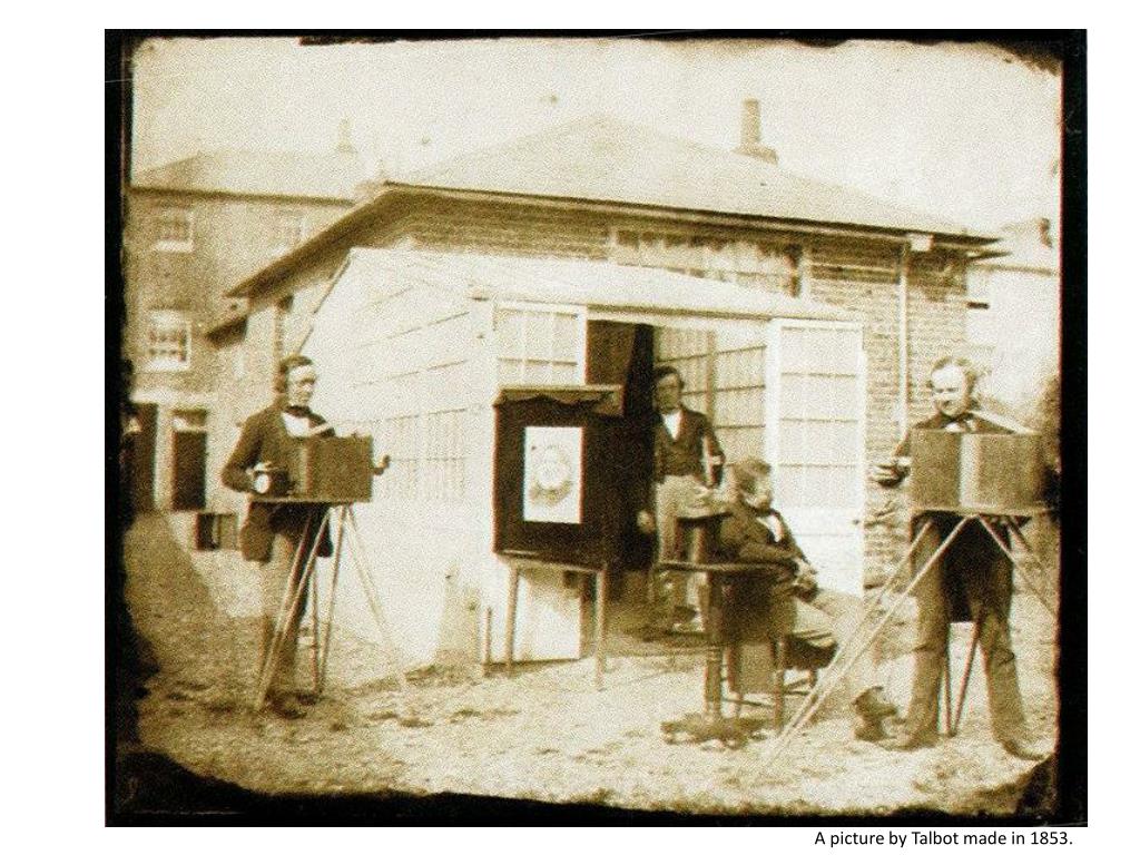 PPT - Nicéphore Niépce's earliest surviving photograph of a scene ...