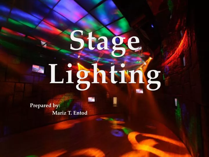 PPT - Stage Lighting PowerPoint Presentation, free download - ID:1552543
