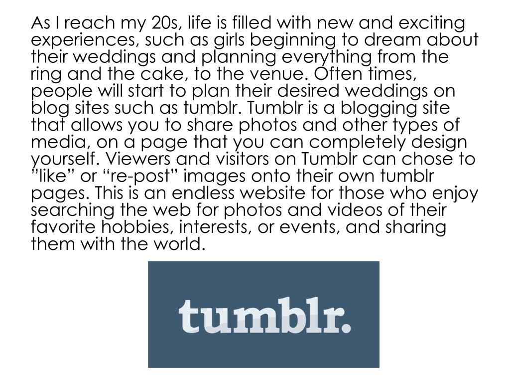 PPT - Weddings of Tumblr By: Riley Luebke PowerPoint Presentation, free ...