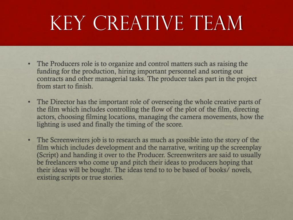 PPT - A Mind Map of the Different Jobs Within The Film Industry ...