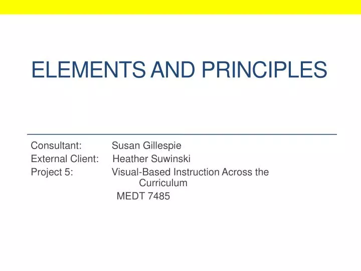 PPT - Elements and Principles PowerPoint Presentation, free download - ID:1553110