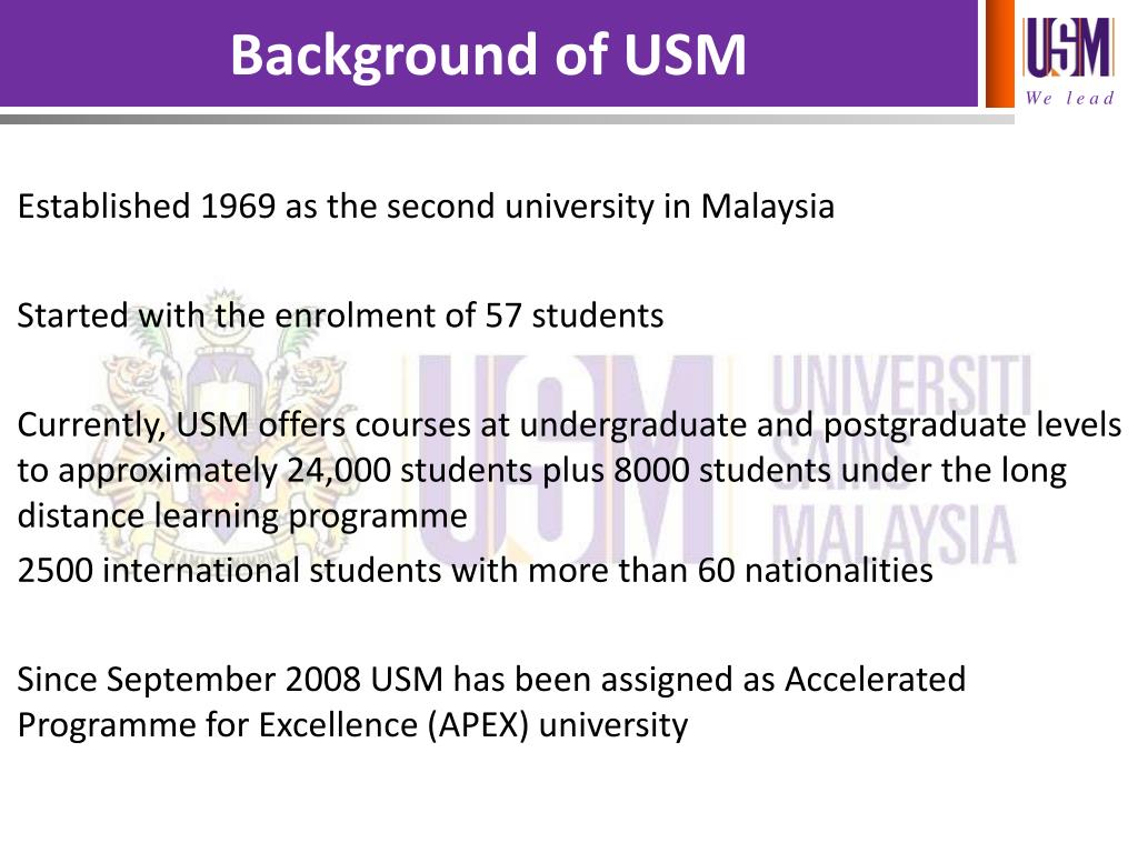 PPT - Presentation by: Assoc Prof Dr. Anees Janee Ali Director of USM ...