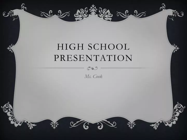 PPT - High School Presentation PowerPoint Presentation, free download ...