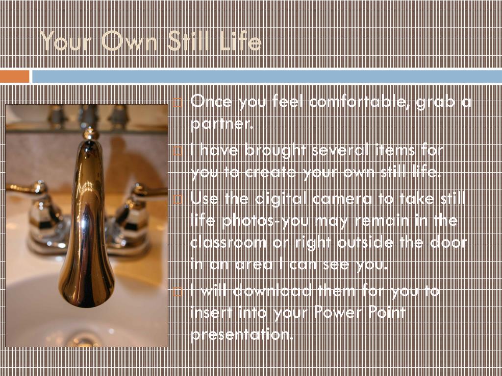 PPT - Creative Still Life Photography Exploration for 3rd Grade ...