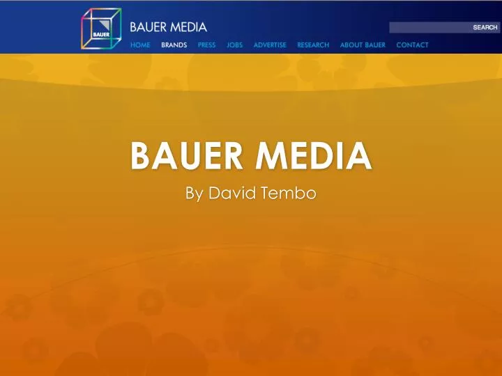 PPT - BAUER MEDIA PowerPoint Presentation, free download - ID:1553533