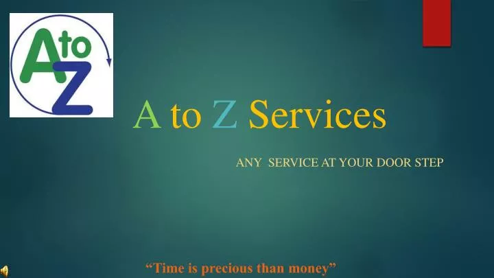 PPT - A to Z Services PowerPoint Presentation, free download - ID:1553606
