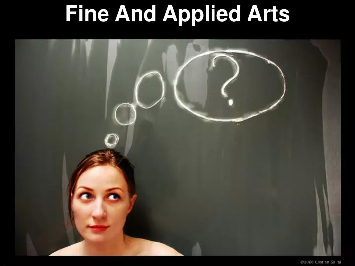 PPT - Fine And Applied Arts PowerPoint Presentation, free download - ID ...
