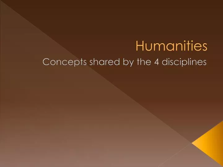 PPT - Humanities PowerPoint Presentation, free download - ID:1554046