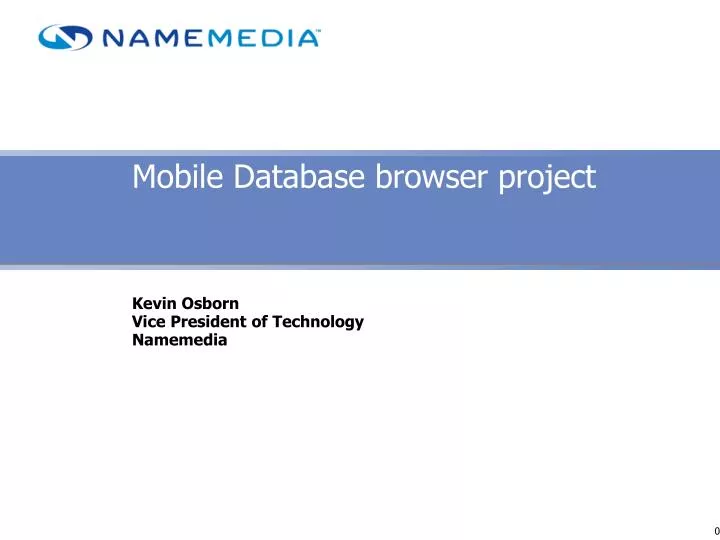 PPT - Mobile Database browser project PowerPoint Presentation, free ...