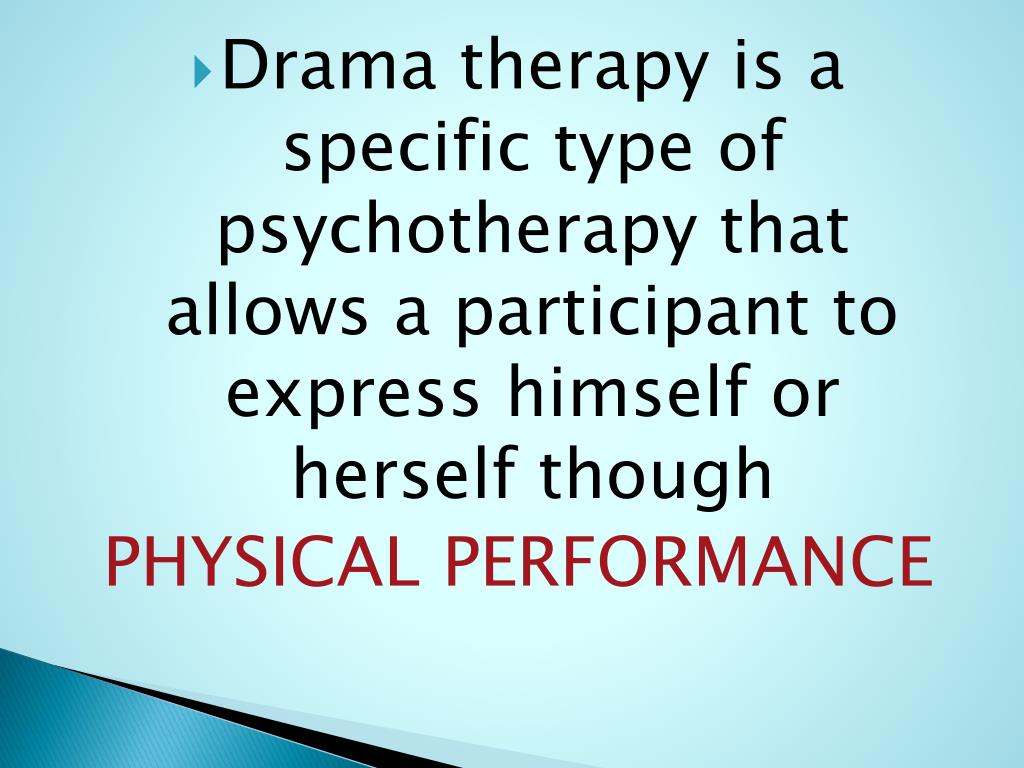 PPT - Dramatherapy: Therapy for Children Who Like to Play PowerPoint ...