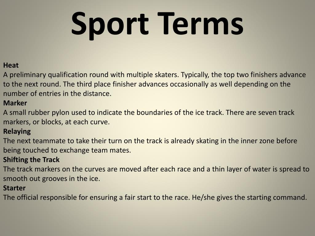 PPT - Short Track Speed Skating Vancouver 2010 Winter Olympics ...