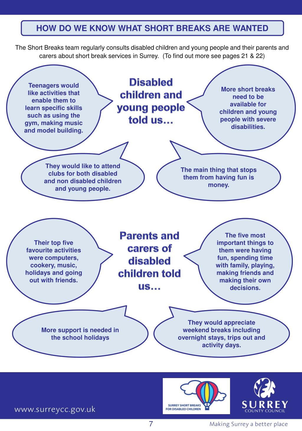 PPT - Short Breaks Statement for parents and carers of disabled ...