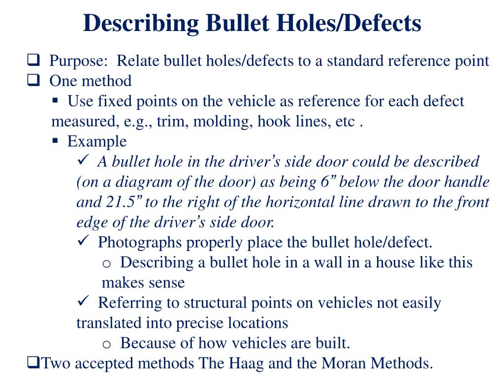 PPT - Vehicles as Shooting Incident Crime Scenes PowerPoint ...
