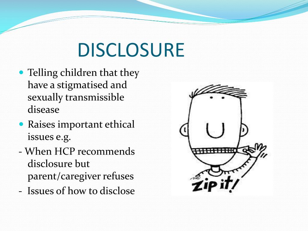 PPT - ETHICS AND DISCLOSURE TO CHILDREN AND ADOLESCENTS PowerPoint ...