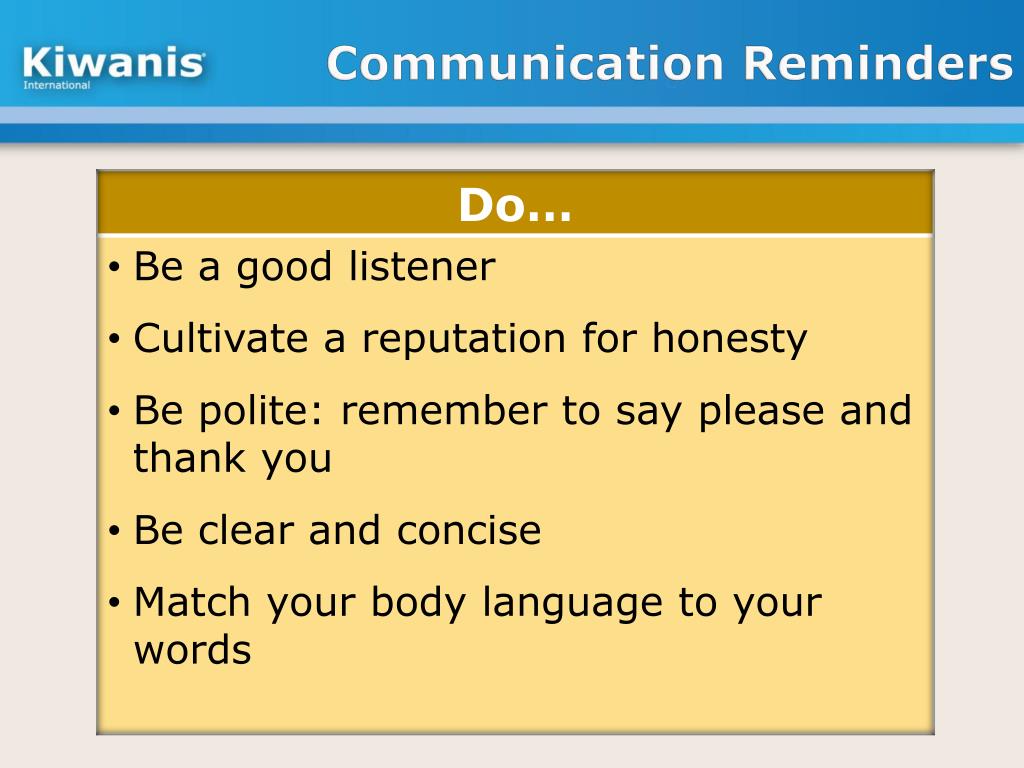 PPT - Kiwanis Club Leadership Training PowerPoint Presentation, free ...