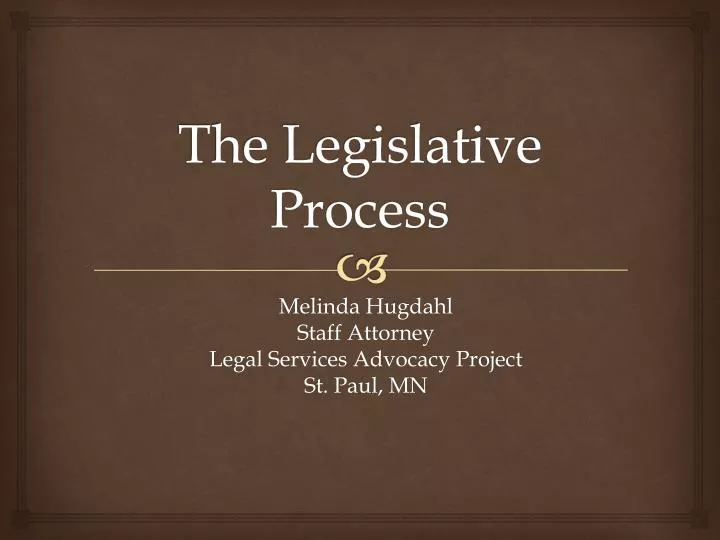 PPT - The Legislative Process PowerPoint Presentation, free download ...