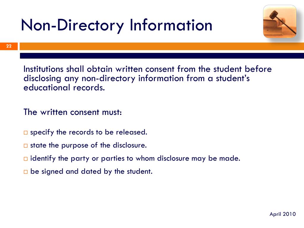 PPT - Family Educational rights and privacy Act (FERPA) PowerPoint ...