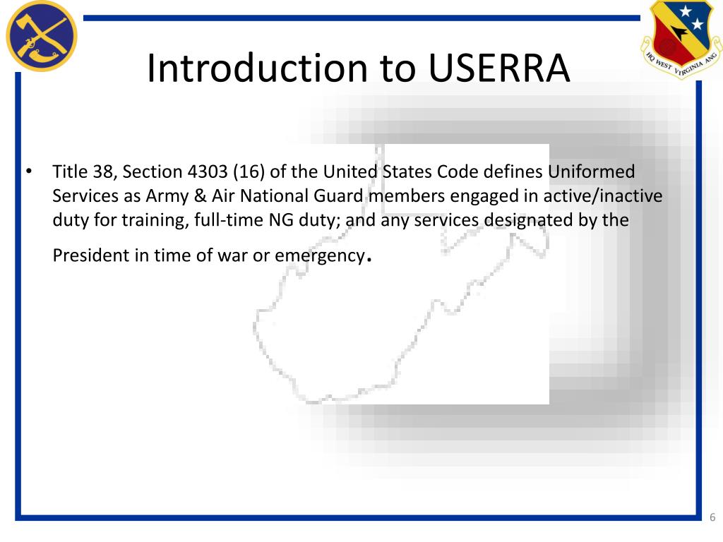 PPT - Uniformed Services Employment & Reemployment Rights Act (USERRA ...