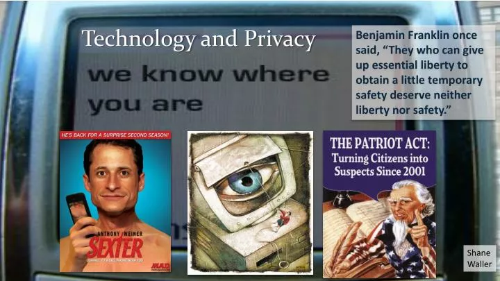 PPT - Technology and Privacy PowerPoint Presentation, free download ...