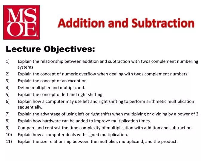 PPT - Addition and Subtraction PowerPoint Presentation, free download ...