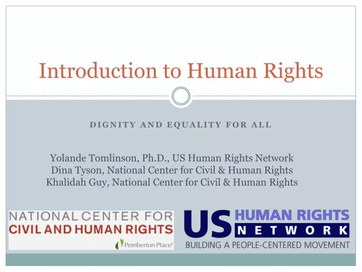 PPT - Introduction to Human Rights PowerPoint Presentation, free ...