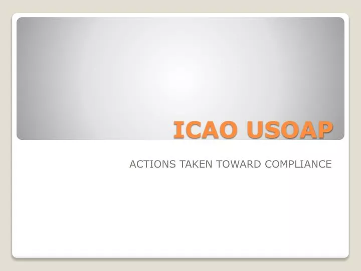 PPT - ICAO USOAP PowerPoint Presentation, free download - ID:1556600