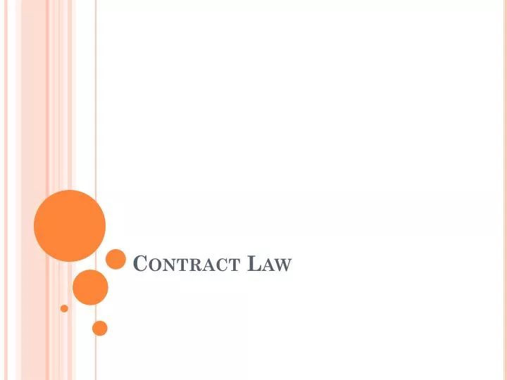 PPT - Contract Law PowerPoint Presentation, free download - ID:1556663