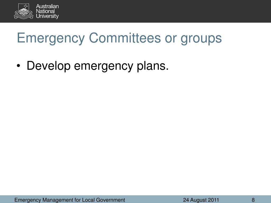 PPT - Emergency Management for Local Government - Legal Issues ...