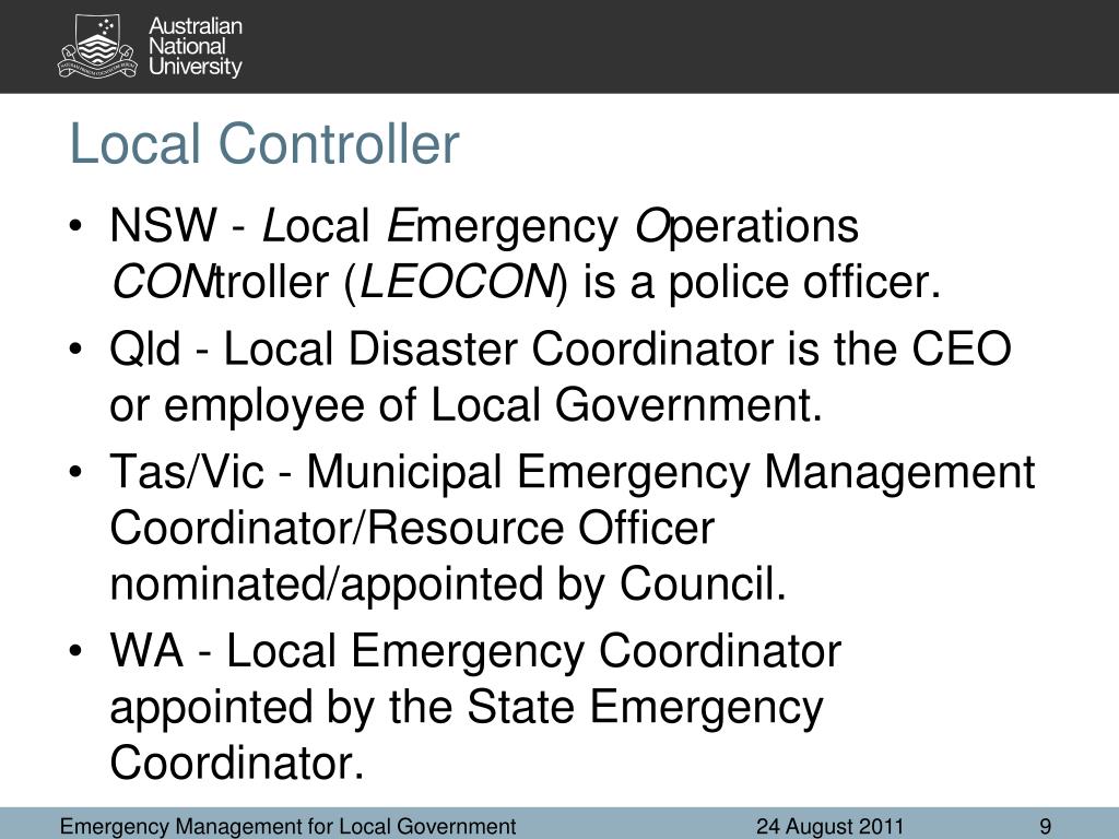 PPT - Emergency Management for Local Government - Legal Issues ...
