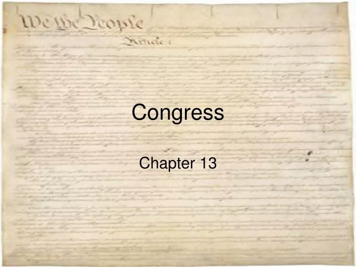 PPT - Congress PowerPoint Presentation, free download - ID:1556757