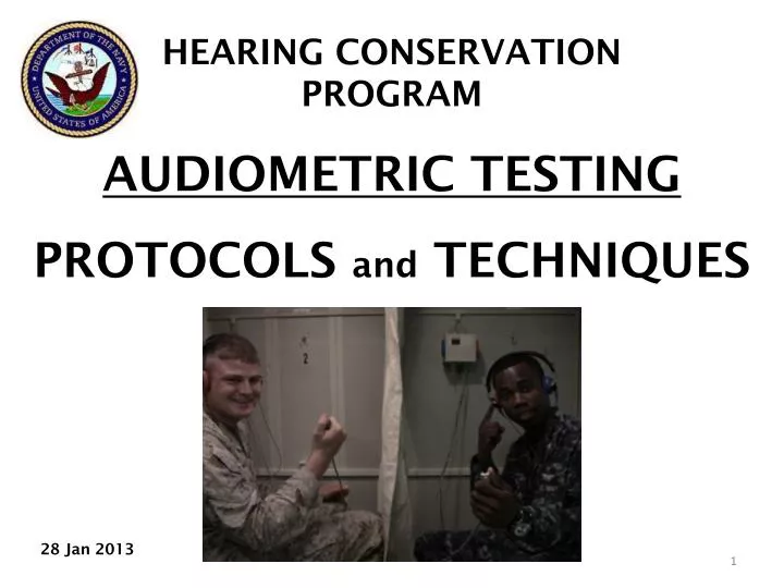 Ppt Audiometric Testing Protocols And Techniques Powerpoint