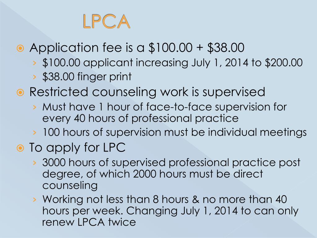 PPT - North Carolina Licensure for Professional Counselor PowerPoint ...