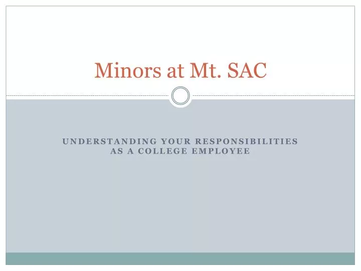 PPT - Minors at Mt. SAC PowerPoint Presentation, free download - ID:1557208