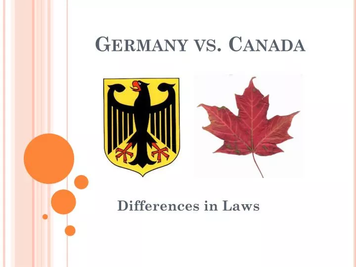 PPT - Germany vs. Canada PowerPoint Presentation, free download - ID ...