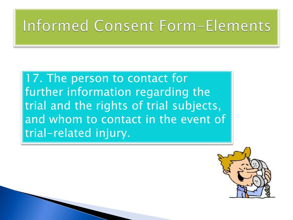 PPT - Protection of Human Subjects Informed Consent Form (ICF ...