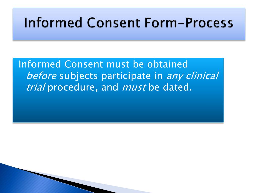 PPT - Protection of Human Subjects Informed Consent Form (ICF) Institutional Review Board (IRB ...